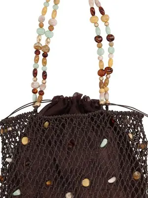 Cult Gaia Borsa Tote "mercier" Con Perline Decorative