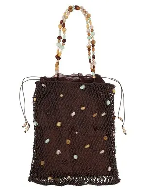 Cult Gaia Borsa Tote "mercier" Con Perline Decorative