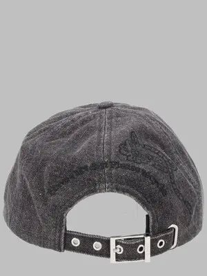 GANNI Cappello Da Baseball Con Ricami