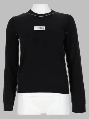 MAISON MARGIELA Maglia Con Patch Logo