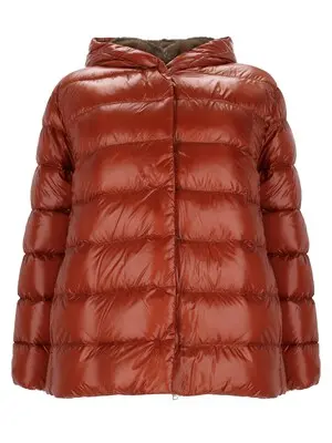 Herno Giacca In Nylon Ultralight E Melange Effetto Visone