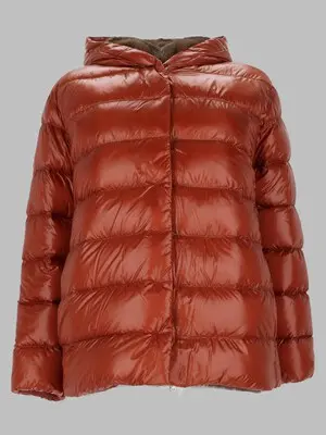 Herno Giacca In Nylon Ultralight E Melange Effetto Visone