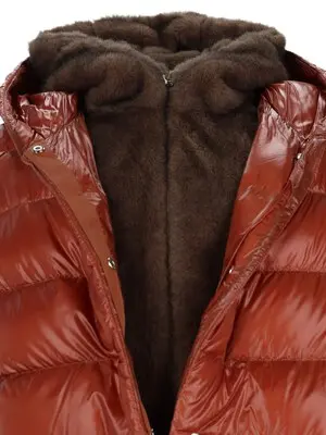 Herno Giacca In Nylon Ultralight E Melange Effetto Visone