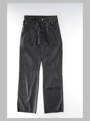MAISON MARGIELA Jeans 5 Tasche Effetto Pelle
