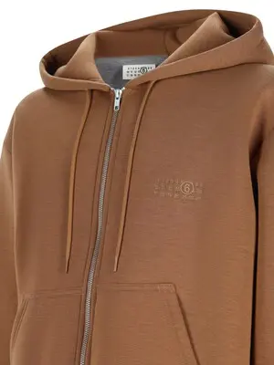 MAISON MARGIELA Felpa Con Zip E Cappuccio