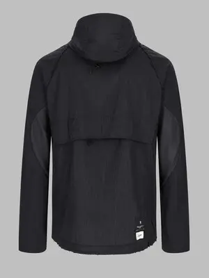 Y3 Giacca "running" Con Cappuccio E Zip