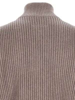 MAISON MARGIELA Maglia A Costine Con Zip