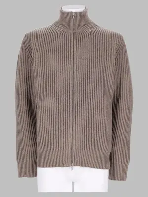 MAISON MARGIELA Maglia A Costine Con Zip
