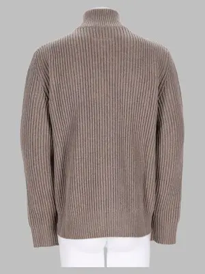 MAISON MARGIELA Maglia A Costine Con Zip
