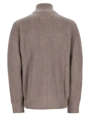MAISON MARGIELA Maglia A Costine Con Zip