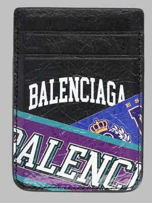 Balenciaga Portacarte Magnetico Con Stampa