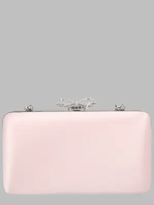 SELF-PORTRAIT Clutch Rosa In Raso