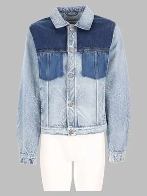 MAISON MARGIELA Giacca In Denim Effeto Patchwork