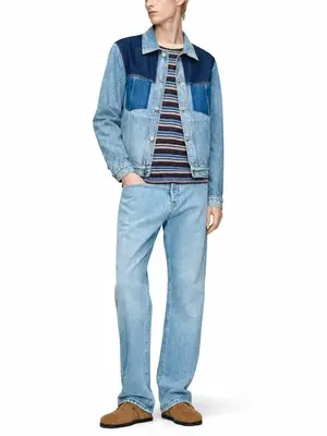 MAISON MARGIELA Patchwork Denim Jacket - Blue