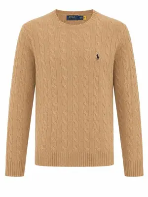 Polo Ralph Lauren Maglia In Lana E Cashmere - Beige