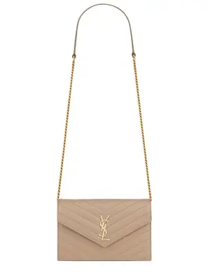 Saint Laurent Portafoglio Con Catena "envelope Cassandre