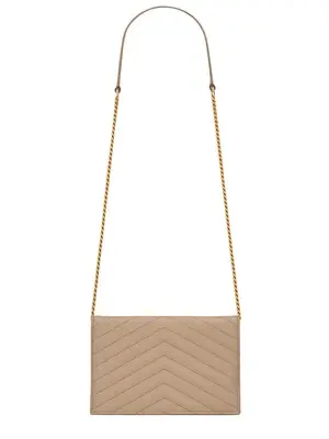Saint Laurent Portafoglio Con Catena "envelope Cassandre