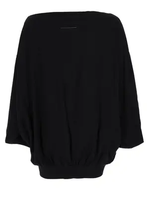 MAISON MARGIELA T-shirt Asimmetrica A Manica Lunga