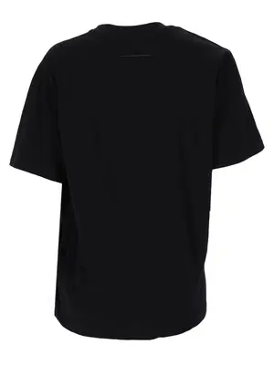 MAISON MARGIELA T-shirt Con Drappeggio E Patch Logo