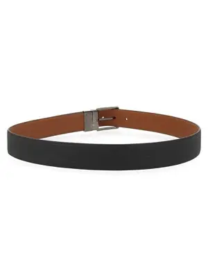 Zegna Cintura Reversibile In Pelle