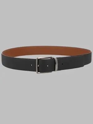 Zegna Cintura Reversibile In Pelle