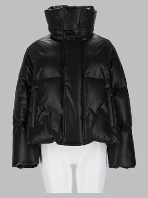 MAISON MARGIELA Giacca Imbottita In Ecopelle