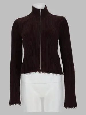 MAISON MARGIELA Cardigan A Coste Con Zip