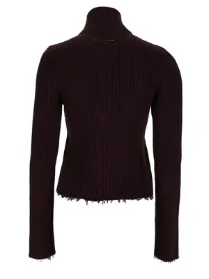 MAISON MARGIELA Cardigan A Coste Con Zip