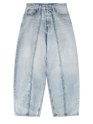 MAISON MARGIELA Jeans 5 Tasche A Gamba Larga - Blue