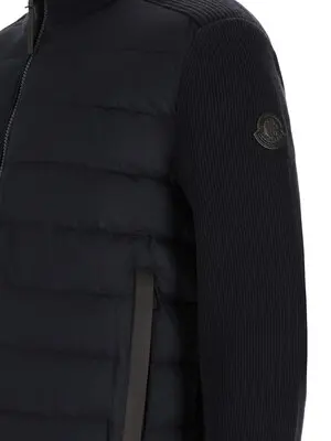 Moncler Quilted Zip-up Cardigan