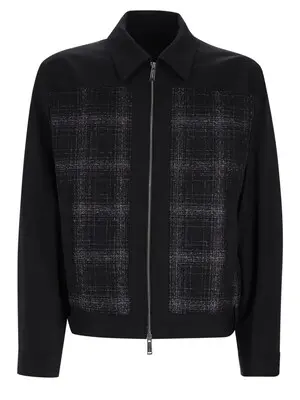 Dsquared2 Bomber "evening" Con Motivo Check - Black