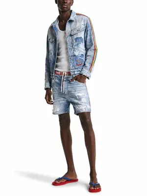Dsquared2 Giacca "l. A" Con Lavaggio "be Proud