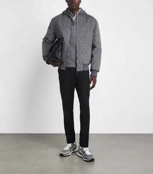 Isaia Wool-cashmere Knitted Hoodie