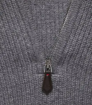 Isaia Wool-cashmere Knitted Hoodie