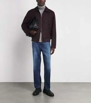 Isaia Cashmere Cable-knit Rollneck Sweater