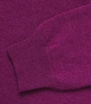 Isaia Cashmere Long-sleeve Polo Shirt