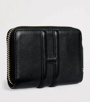 Harrods Leather Zip-around Purse