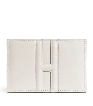 Harrods Leather Card Holder - Ivory