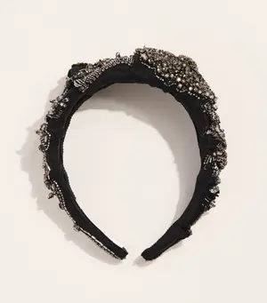 JENNIFER BEHR Satin Embellished Scarlette Headband