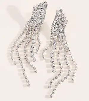 JENNIFER BEHR Crystal Zayla Drop Earrings