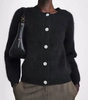 Harrods Wool-cashmere Embellished Cardigan