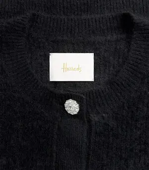 Harrods Wool-cashmere Embellished Cardigan