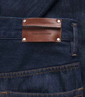 Dries Van Noten Pleated Wide-leg Jeans