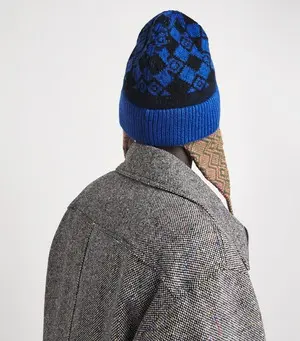 Dries Van Noten Wool Jacquard Hat