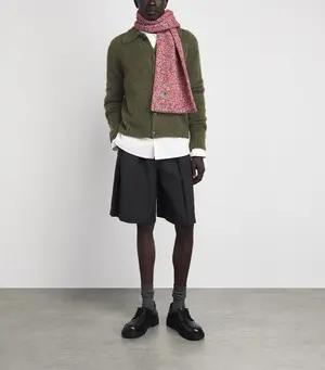 Dries Van Noten Alpaca-blend Cardigan - Green