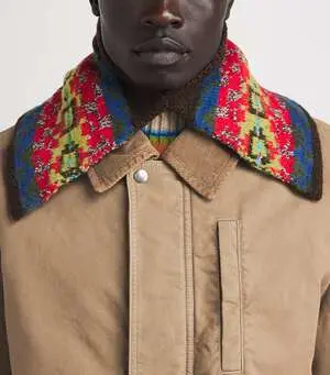 Dries Van Noten Wool-alpaca-blend Collar-style Scarf