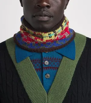 Dries Van Noten Wool-blend Fringed Scarf