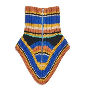Dries Van Noten Wool Zip Collar