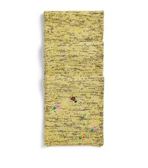 Dries Van Noten Wool-cashmere-blend Embroidered Scarf