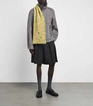 Dries Van Noten Wool-cashmere-blend Embroidered Scarf